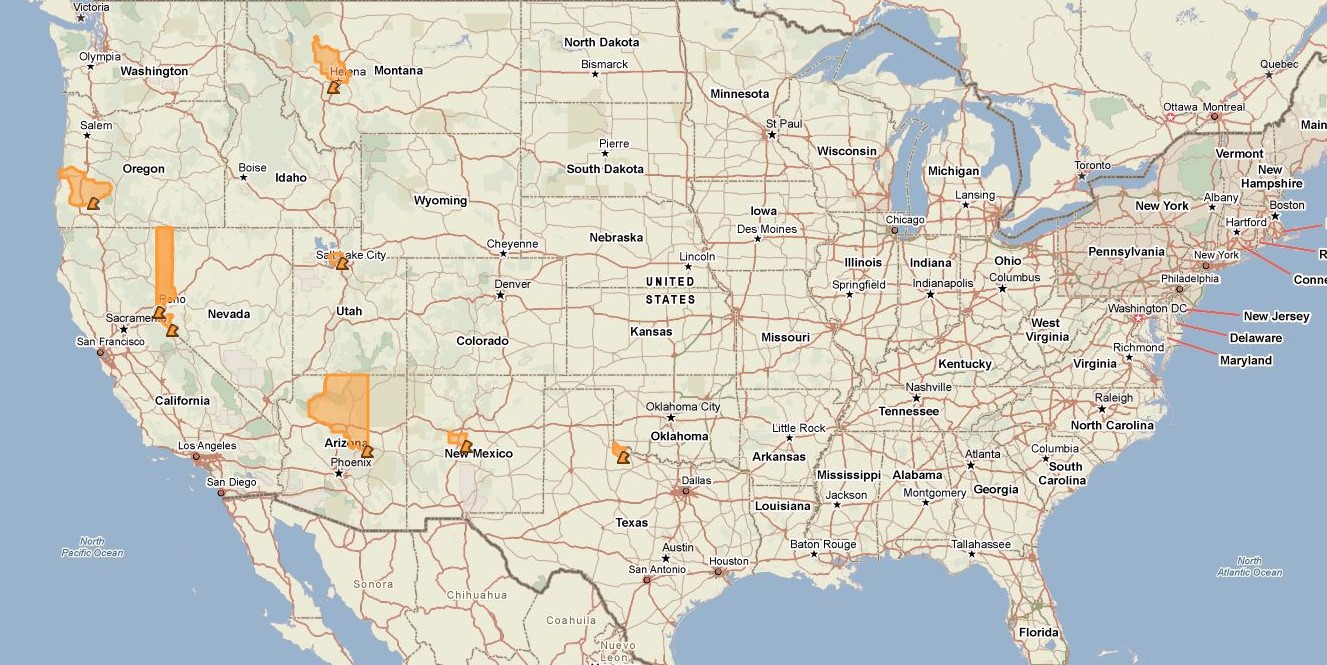 Walmart Distribution Center Map